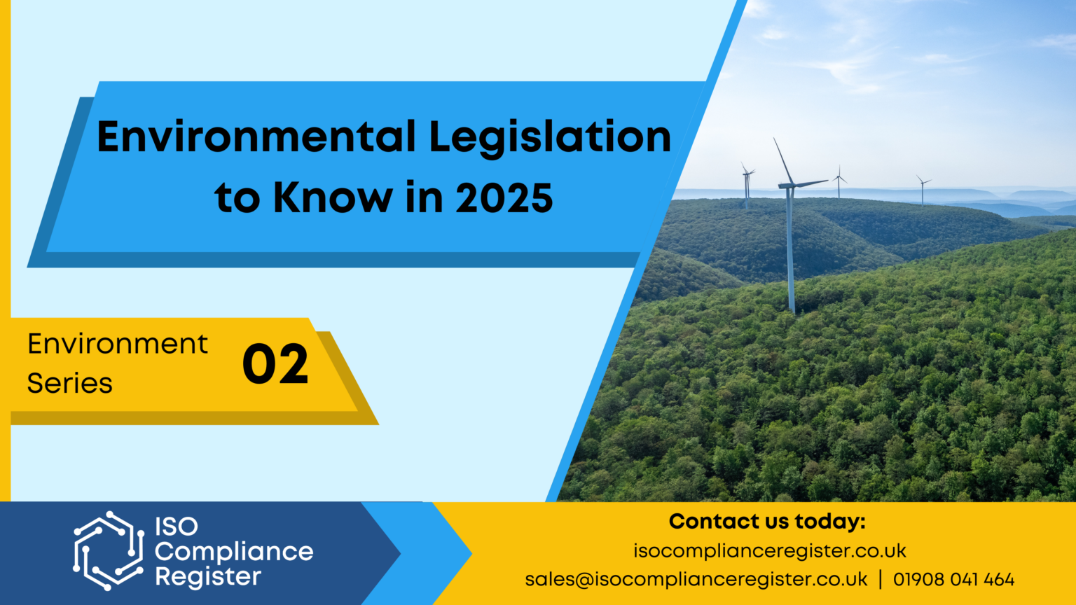 Environmental Legislation to Know in 2025 - ISO Compliance Register
